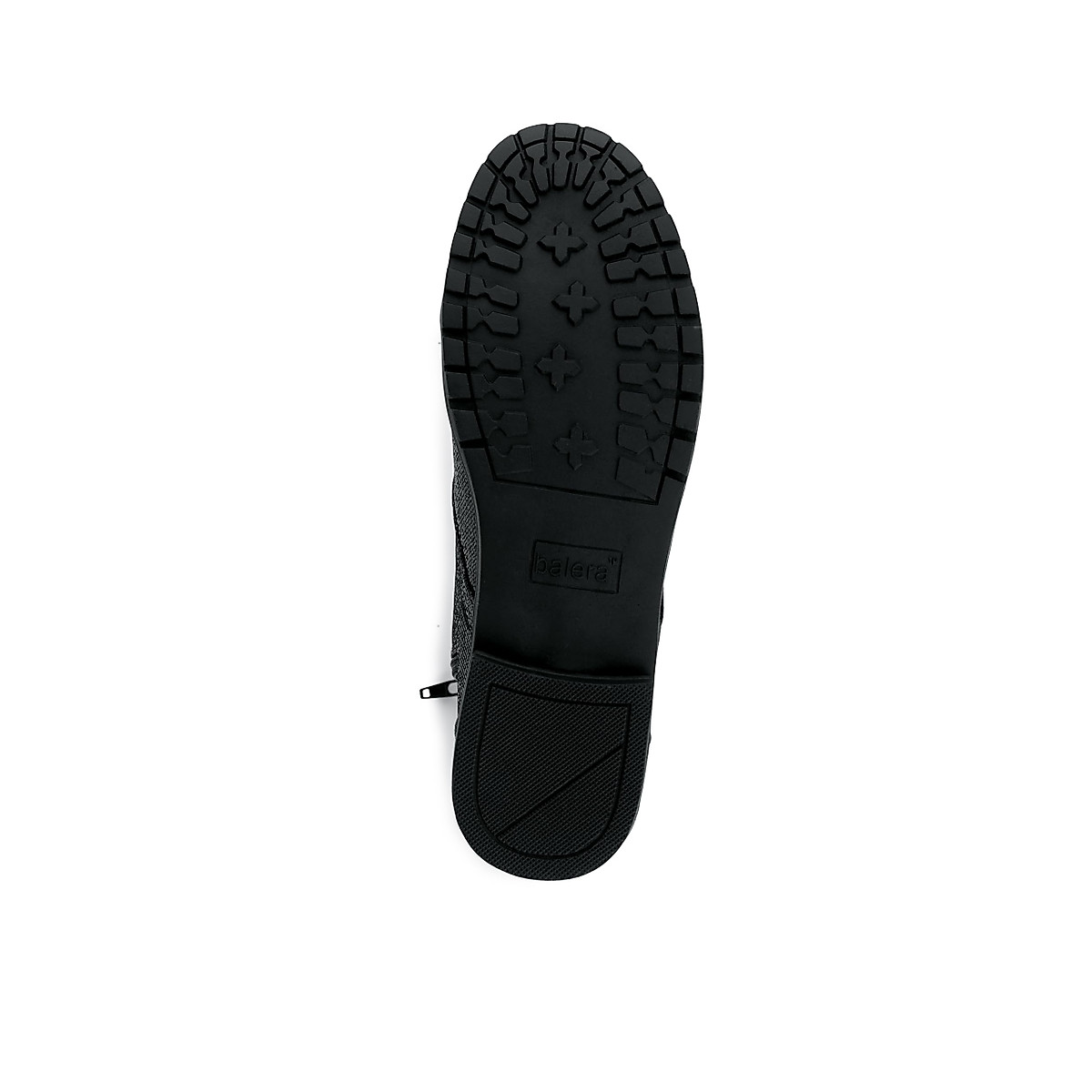 Balera Womens Combat Boots For Dance With Glitter And Zipper Rubber Sole Shoes