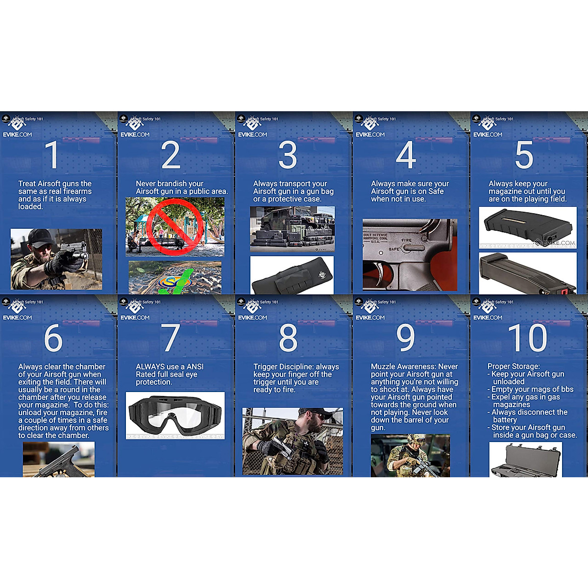 Evike Airsoft - 6mmProShop 140rd Mid-Cap Mag for M4 Airsoft AEGs (Color: Black/Single Mag) - (PID: 55084)