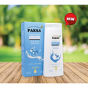 Paksa Donkey Milk Nourishing Shampoo | For Full and Healthy Hair | Makes Hair Voluminous and Fuller | Enriched with the Goodness of Jojoba Oil | Sulfate Free Natural Shampoo | Quantity 300ml