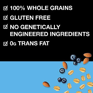 KIND Breakfast, Healthy Snack Bar, Blueberry Almond, Gluten Free Breakfast Bars, 100% Whole Grains, 1.76 OZ Packs (6 Count)