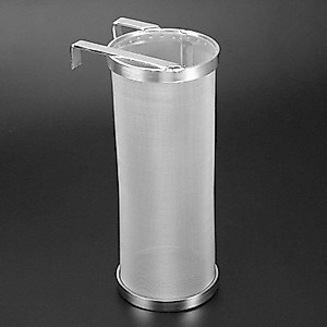 LoveDeal Stainless Steel 400 Micron Mesh Hop Spider, 4"x10" Hopper Filter Strainer, Dry Beer Filter Basket for Home Beer Brewing Keg or Tea kettle