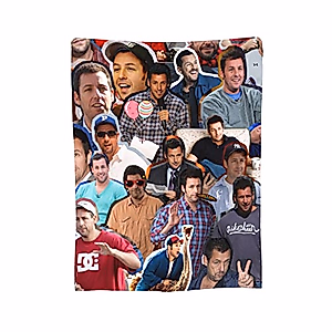 Adam Sandler Poster Throw Blanket Aesthetic Home Decor for Living Room Bedroom Birthday Gifts for Women Men Kids Hug Sleep Blankets Size 60"X50"