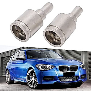 Fydun 2pcs 0 Gauge to 4 Gauge Wire Reducer Amp Input Reducers Amp Input Reducer Adapter High Power Brass Nickel Plated for Car