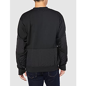 Volcom Men's Let It Storm Crew Riding Snowboard Fleece Sweatshirt, Black S3, Medium