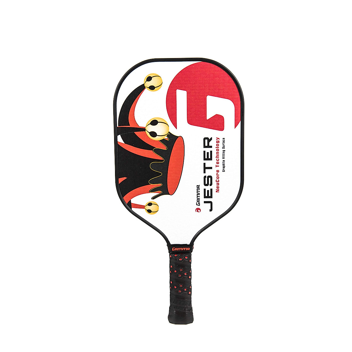 GAMMA Sports Jester NeuCore Pickleball Paddle, Graphite Power Surface and Honeycomb Grip, Jester Finesse