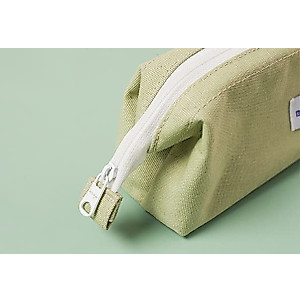EVERKOTON Pencil Case Large Capacity Pencil Pouch Pen Bag for School Teen Girl Boy (Light green)