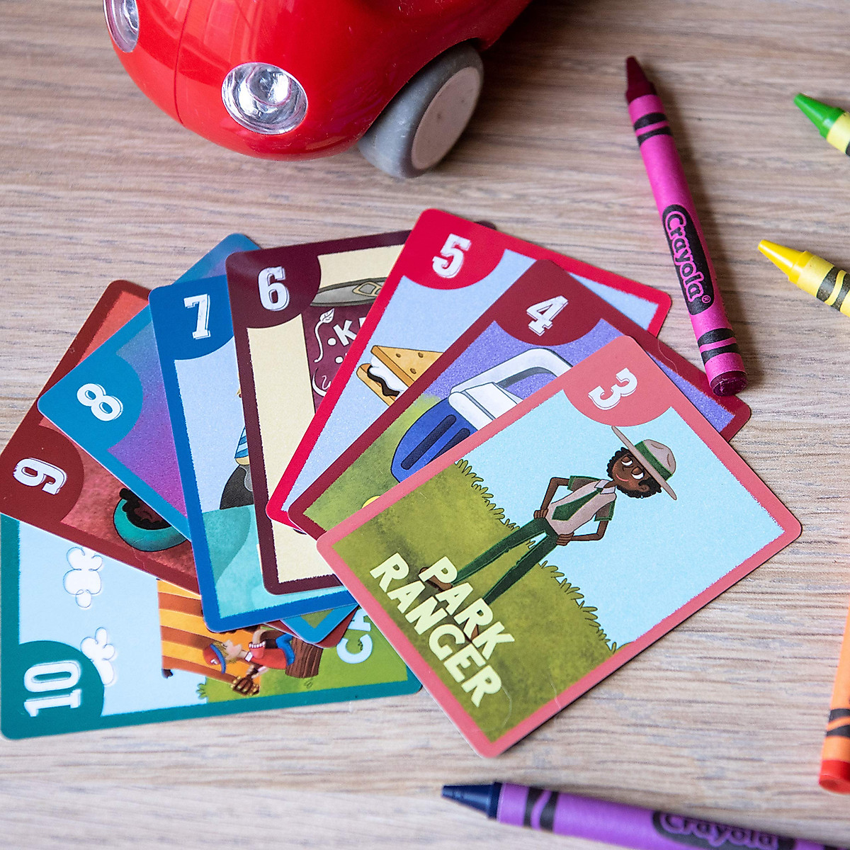 Upbounders by Little Likes Kids - Camping Outdoors Go Fish! Card Game - Classic Family Game for Kids Toddlers Preschool - Diverse, Multicultural Matching Pairs Game