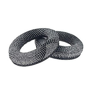 Krone Kalpasmos Premium Bose QC35 Headphones Ear Pads, Fits QuietComfort 35 ii / QC25 / QC2 / QC15 / Ae2 / Ae2i / Ae2w / SoundTrue & SoundLink(Over-Ear), Memory Foam Cushion – Black + Grey Fabric