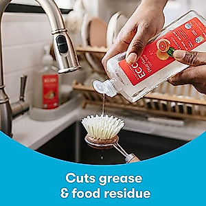 ECOS Grapefruit Dish Soap - Cuts Grease & Food Residue, Hypoallergenic, Sustainable Liquid, 50 Ounces (Pack of 2)