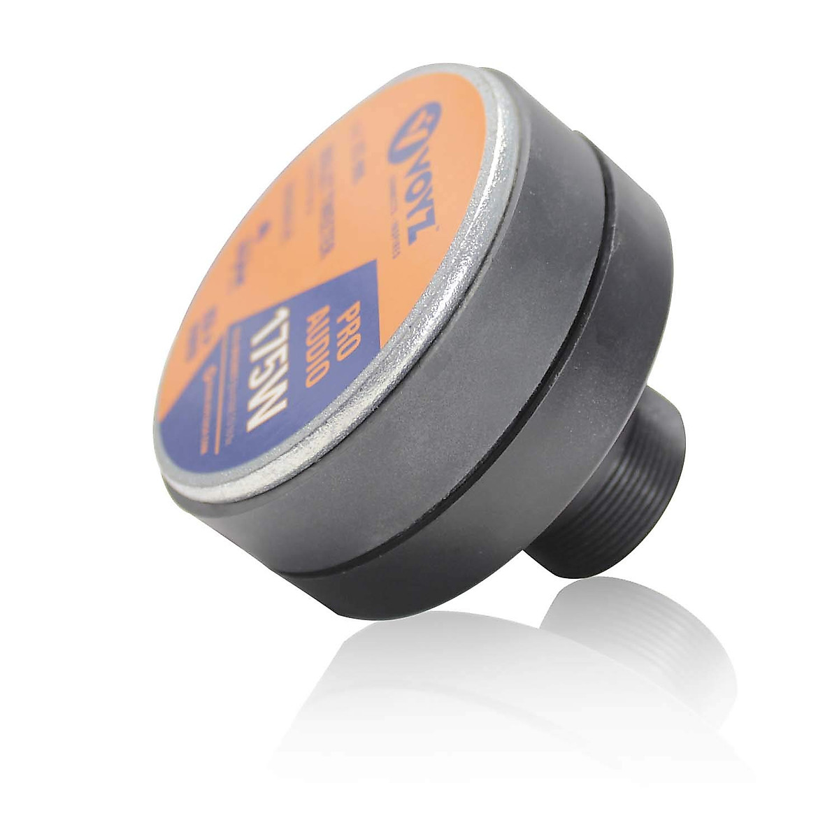 VOYZ 175 Watt Super Bullet Horn Driver 3” 8 ohms 18oz Magnet Threaded for Horn Mounting 1 Pair (2pcs) (VZ-995)