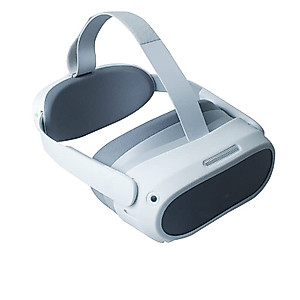 VR Headset Protective Cover Silicone Front Face Shell for Pico 4,Soft Protector Shell Skin (Black)