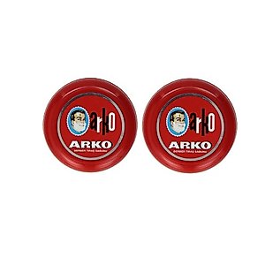 Arko Shaving Soap in Bowl, Pack of 2