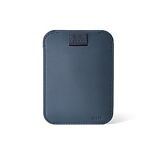 Distil Union Wally Sleeve | Minimalist Genuine Leather Slim Wallet & Credit Card Holder | MagLock Pocket, Pull-Tab Access, RFID Shielding