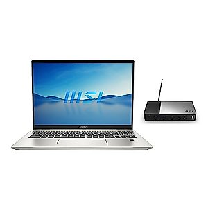 EXCaliberPC 2023 MSI Prestige 16Studio A13VE-040US (i7-13700H, 32GB RAM, 1TB NVMe SSD, RTX 4050 6GB, 16" QHD+ 165Hz, Windows 11 Pro) Professional Laptop