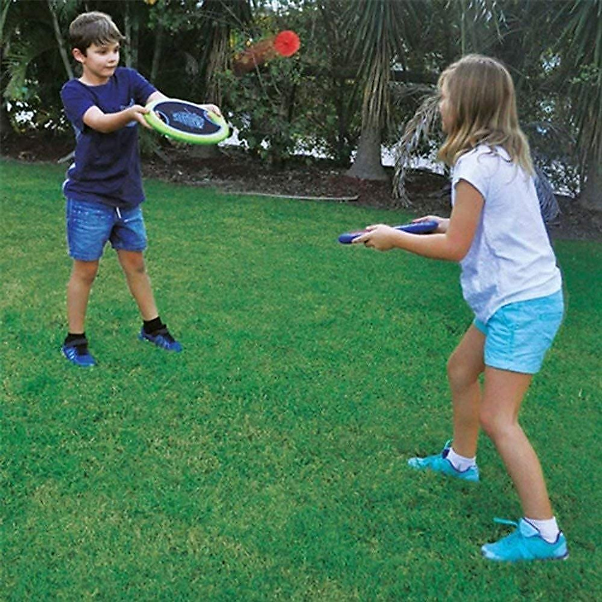 2 Packs Colorful Super Silicone Big Ball 4.7 inches, Monkey String Balls Koosh Balls Sensory Fidget Set,Rainbow Pom Ball, Colorful Bouncy Ball ,Stress Ball, Sensory Balls