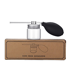 Aethland Powder Spray Bottles, Hair Building Fibers Spray Bottle,Applicator Portable Hairdressing Tools, Refillable Hair Fiber Applicator Salon Hair Styling Supplies