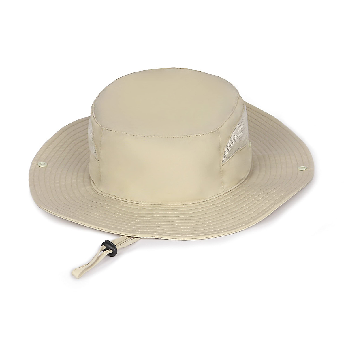 Zylioo 2XL Oversized Summer Boonie Hats,Adjustable Fishing Sun Hat for Big Heads,Large Lightweight Cooling Hat Khaki