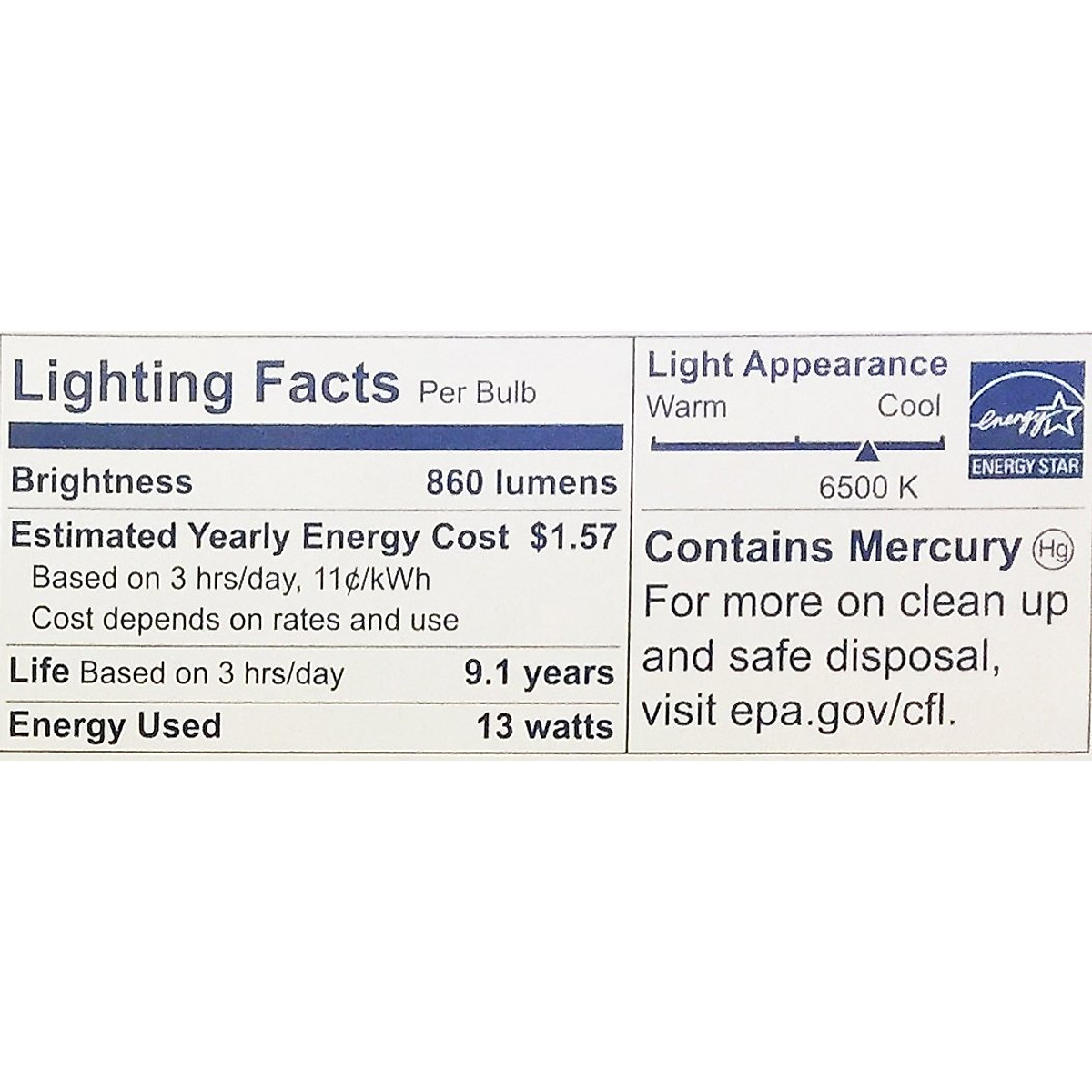 Phillips 420091 13 Watt E26 T2 Daylight Cfl Non-Dimmable Mini Twister Light Bulbs 4 Count
