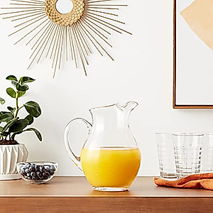 Mikasa 5136551 Napoli Glass Beverage Pitcher Clear, 70 Ounce