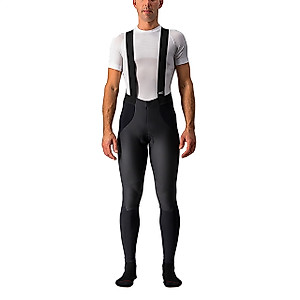 Castelli Men's Sorpasso ROS Wind Bibtight for Road and Gravel Biking I Cycling - Black - Large