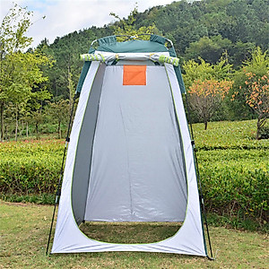 WOBBLO Camping Portable Toilet Tent, Portable Outdoor Shower Tent, Camping Shower Tent Changing Room for Outdoors Hiking Travel