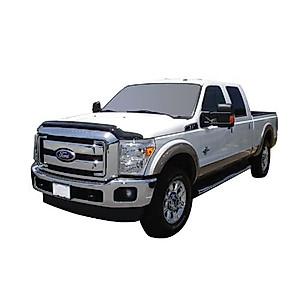 Auto Ventshade [AVS]Bugflector II / Hood Shield | 2011 - 2016 Ford F-250, F-350, F-450, F-550, High Profile - Smoke, 1 pc. | 25062