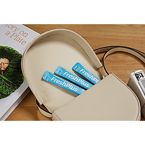 FreshPlus MouthWash - TSA Approved Travel Porable mouthwash, Alcohol Free, Natural Ingredients for Bad Breath,Evest Oral Care Treatments,20 Packets, Essential Oxygen