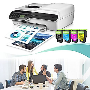 GREENBOX Remanufactured C310 C315 High Yield Toner Cartridge Replacement for Xerox 006R004356 006R004357 006R004358 006R004359 for C310 C310DNI C310DNIM C315 C315DNI (Black Cyan Yellow Magenta，4 Pack)