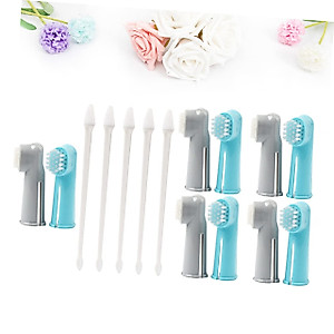 BESPORTBLE 15 Pcs 5 Set Pet Toothbrush Kit Dog Brush Pet Care Supplies Puppy Accessories for Small Dogs Toothbrush Accessories for Pet Cleaning Kit Toothbrushes Toothbrush for Dog