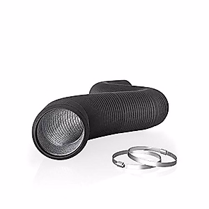 AC Infinity Flexible 6-Inch Aluminum Ducting, Heavy-Duty Four-Layer Protection, 8-Feet Long for Heating Cooling Ventilation and Exhaust