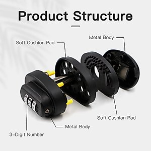 RioRand Trigger Lock 3 Digit Set Your Own Combination Gun Loc 5PCS