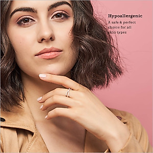 KEZEF 14K Gold Plated Criss Cross Ring Cubic Zirconia Infinity X Ring for Women