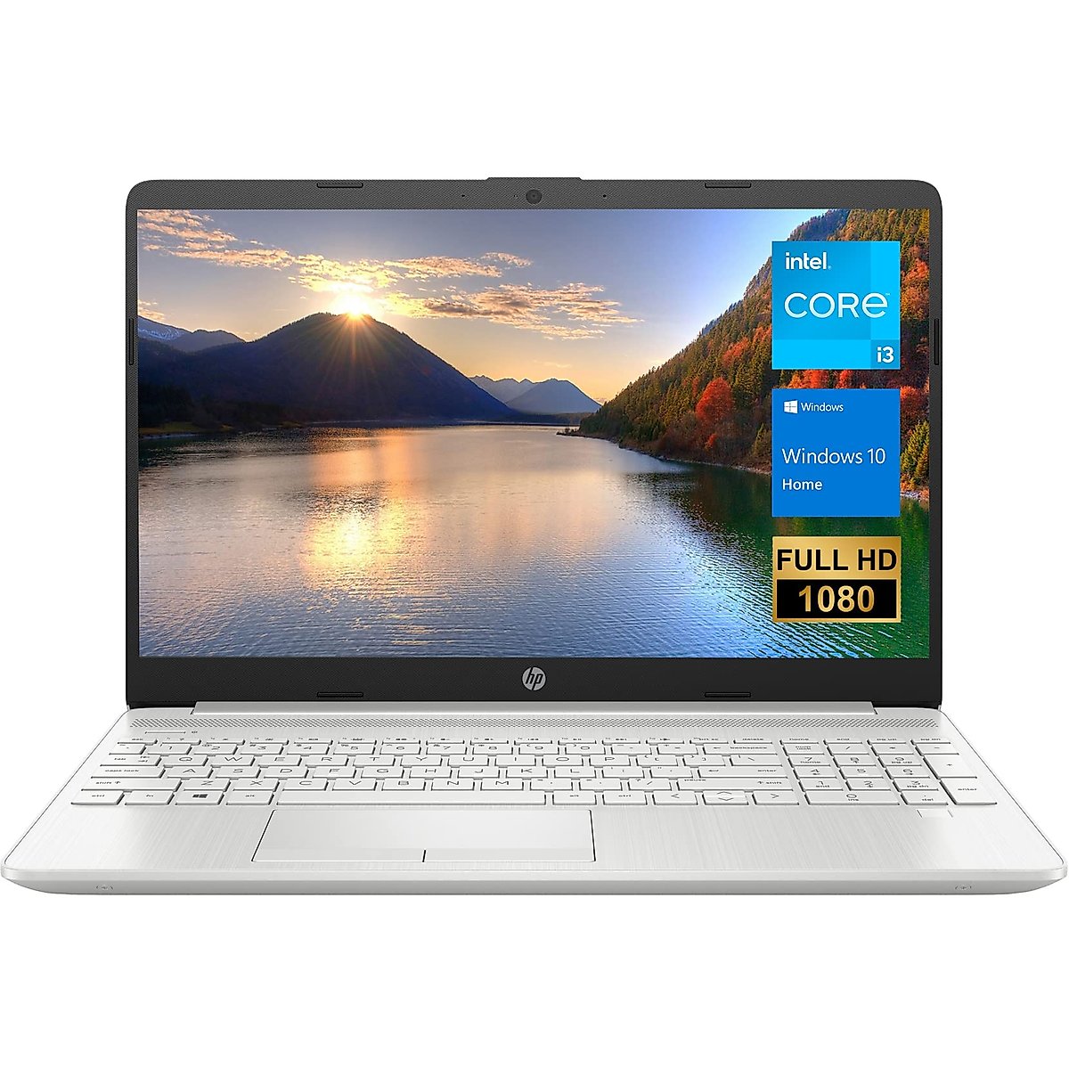 HP 2022 Newest Notebook Laptop, 15.6" Full HD 1080P Non-Touch Display, 11th Gen Intel Core i3-1115G4 Processor, 32GB DDR4 RAM, 1TB PCIe SSD, Webcam, HDMI, Wi-Fi, Bluetooth, Windows 11 Home, Silver