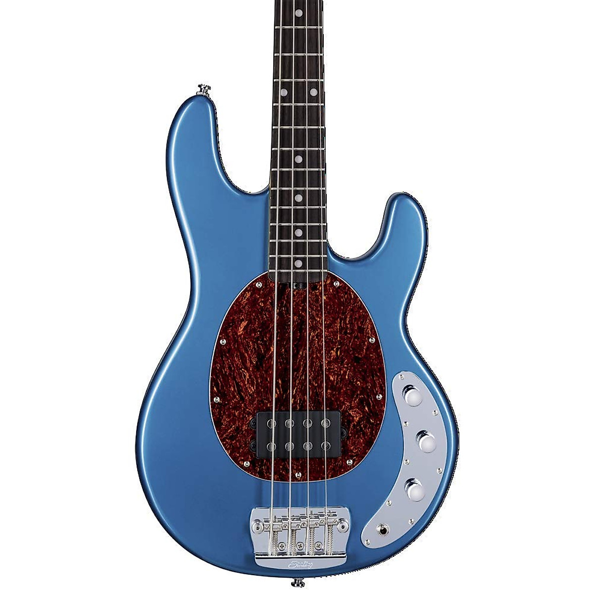 Sterling By MusicMan 4 String Bass Guitar, Right, Toluca Lake Blue (RAY24CA-TLB-R1)