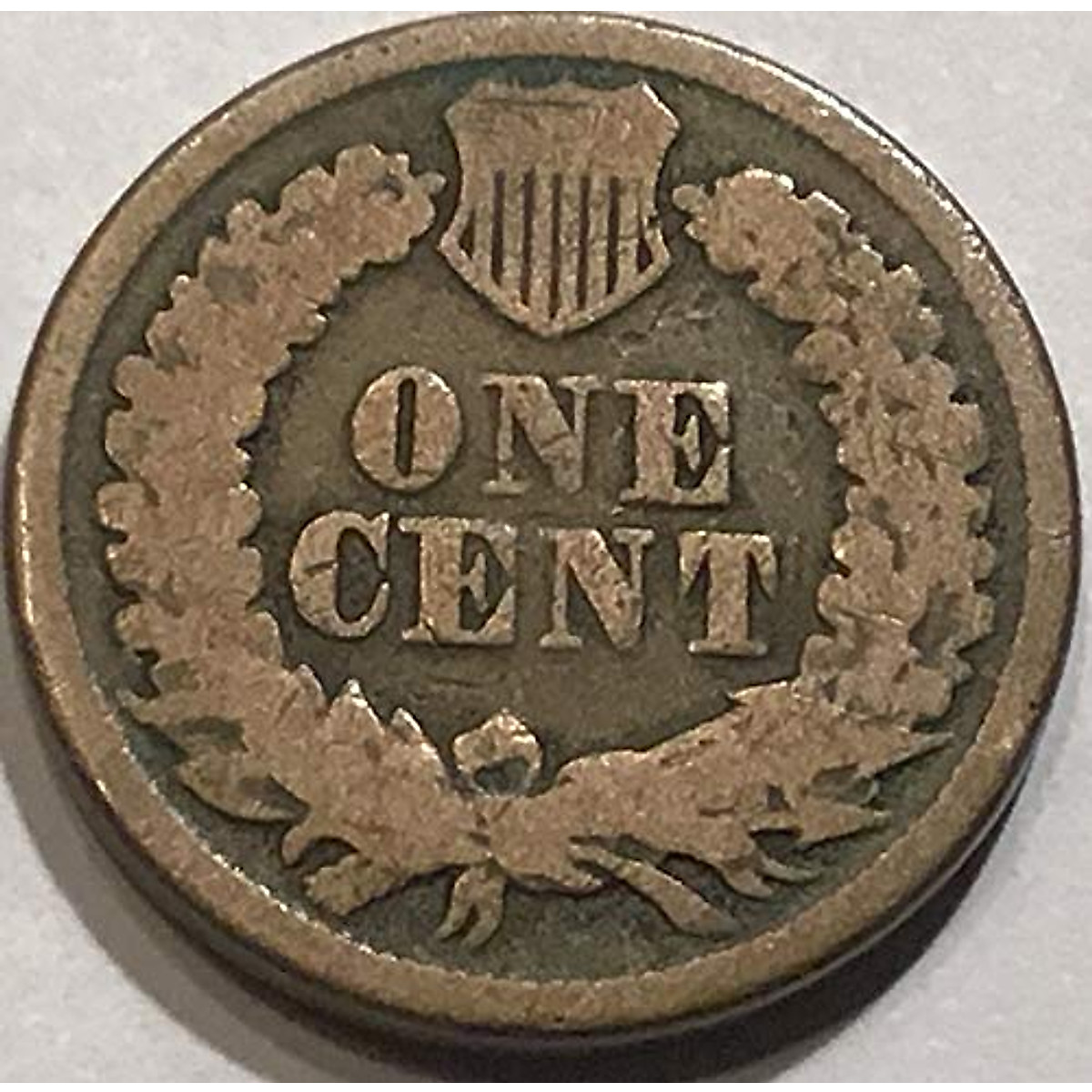 1864 P Indian Head Cent Copper Nickel Penny Seller Fine