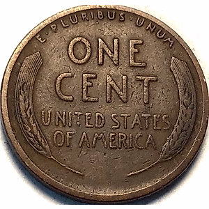 1924 P Lincoln Wheat Cent Penny Seller Fine