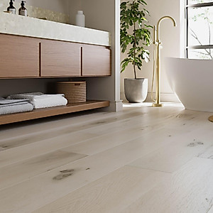 12” Cut Sample Luxury Vinyl Plank Flooring | DIY Click Installation, 40 Mil Wear Layer, Waterproof and Scratch Resistant LVP | Yuzen Signature