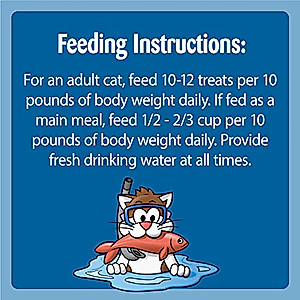 TEMPTATIONS Classic Crunchy and Soft Cat Treats Savory Salmon Flavor, 30 oz. Tub, Makes a Great Holiday Cat Treat