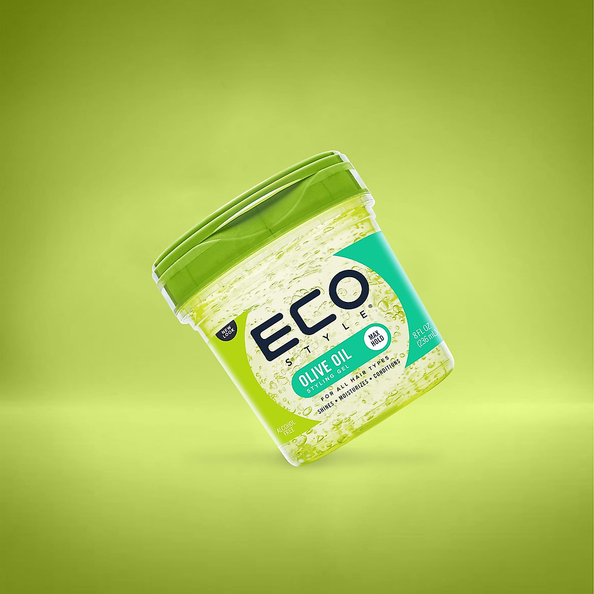 Eco Style Gel Olive Oil Styling - Adds Shine and Tames Split Ends - Delivers Moisture to Scalp - Nourishes And Repairs - Provides Weightless and Superior Hold - Ideal for all Hair - 8 oz