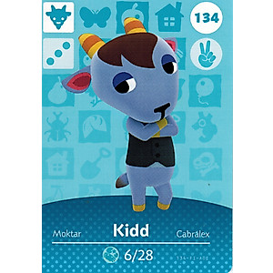 Nintendo Animal Crossing Happy Home Designer Amiibo Card Kidd 134/200 USA Version
