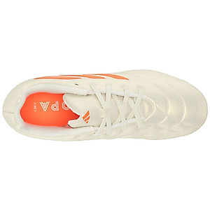 adidas Copa Pure.3 Firm Ground Football Shoe, Off White/Team Solar Orange/Off White, 3.5 US Unisex Little Kid