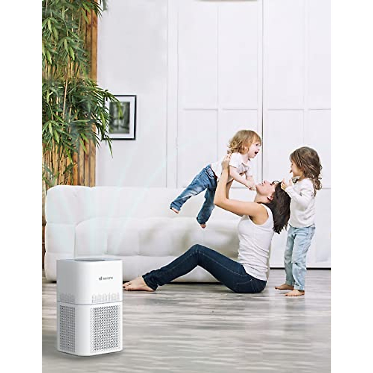 HEPA Air Purifiers for Home Large Room, CADR 300+ m³/h 1290sqft, with Extra H13 True HEPA Air Filter for Allergies Pets Dander