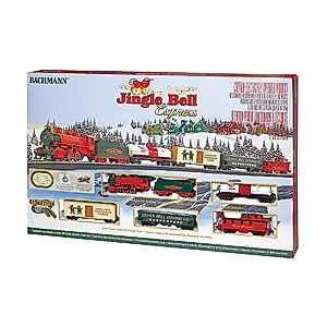 Bachmann Trains - Jingle Bell Express Ready To Run Electric Train Set - HO Scale
