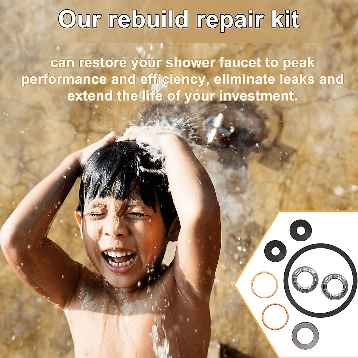 Ezbzyz For Kohler GP30090 Niedecken Repair Kit Fit for Valve Repair Kit For Niedecken Shower Faucet