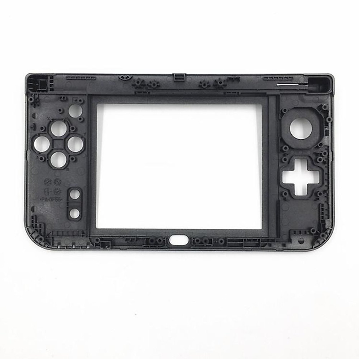 Housing Hinge Bottom Middle Frame Cover Shell Case for Nintendo New 3DS XL LL 2015 Verison Replacement - Gray