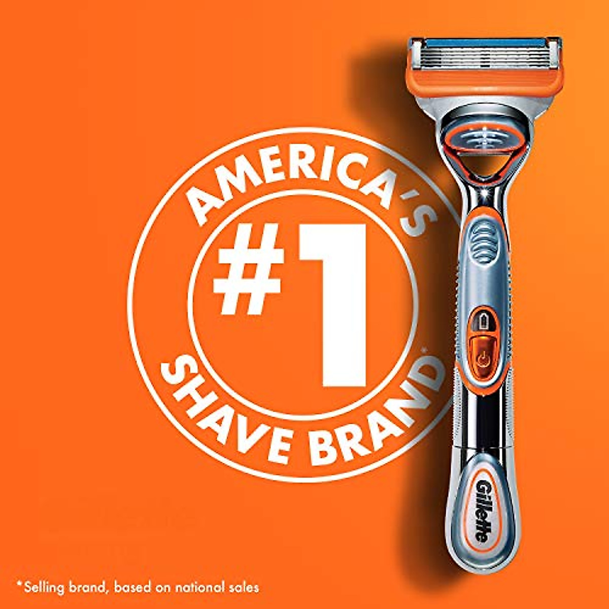 Gillette Fusion5 Power Razors for Men, 1 Gillette Razor, 1 Razor Blade Refill, 1 Battery