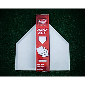 Rawlings | 5-Piece Throw Down Base Set | Pitcher's Mound, Home Plate & 3 Bases