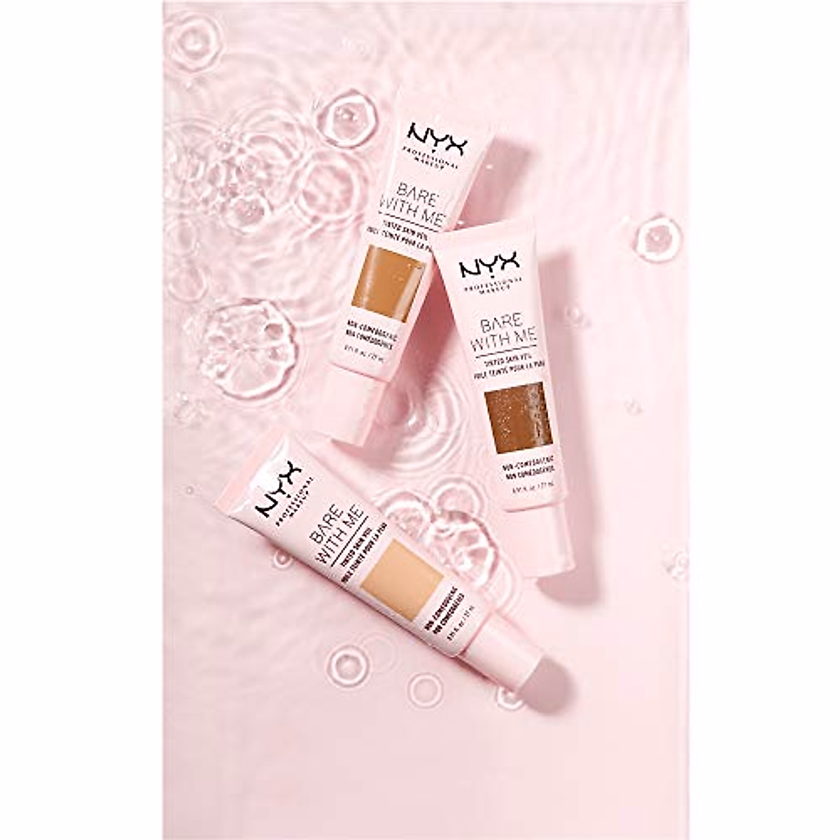 NYX PROFESSIONAL MAKEUP Bare With Me Tinted Skin Veil, Lightweight BB Cream - Pale Light