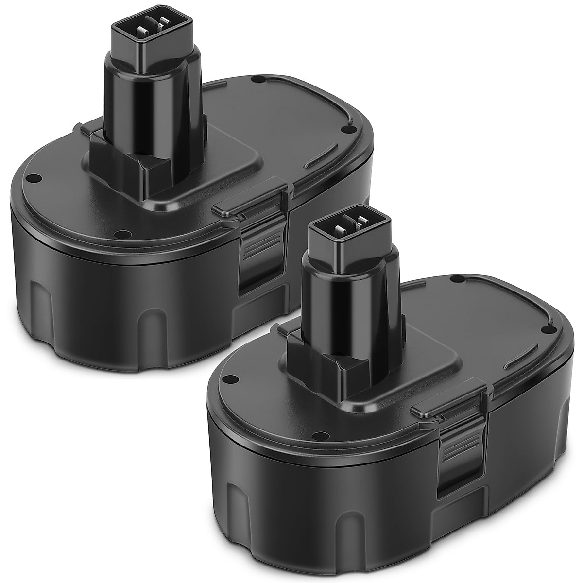 KUNLUN 2Pack 4.5Ah 18V DC9096 DC9098 Battery Replacement Compatible for De Walt 18V XRP Battery DC9099 DW9098 DW9099 DW9095 DW9096 DE9039 18-Volt Power Tools