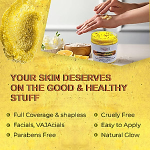 SUGAR BODY SCRUB Brightening Scrub Sugar Scrub Turmeric Body Exfoliant Scrub For Dark Spots (Sugar)